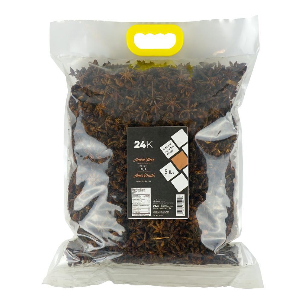 Royal Command Star Anise - 5 lbs | Premium Quality Spice, Prepare ...