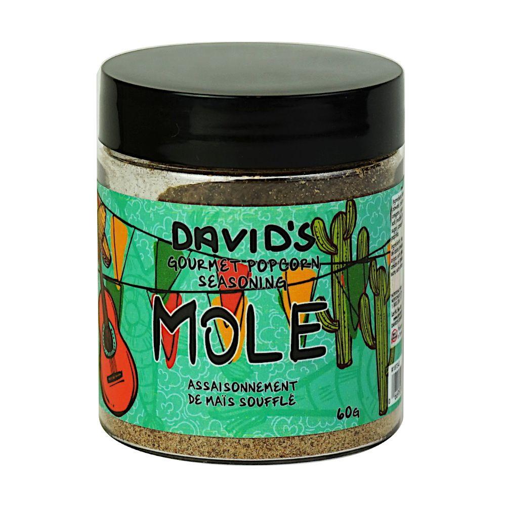 David’s Gourmet Mole Popcorn Seasoning - 60g (2.12oz) | Use to Flavor ...