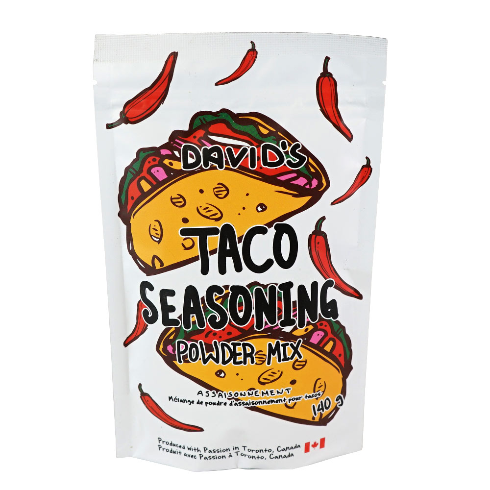 David’s Condiments Taco Seasoning Mix - 140g | Make Delicious Tacos ...