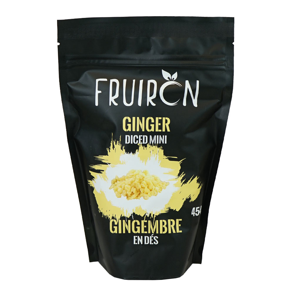 Fruiron Mini Diced Crystallized Ginger - 454g (1lb) | Candied, Sugar ...