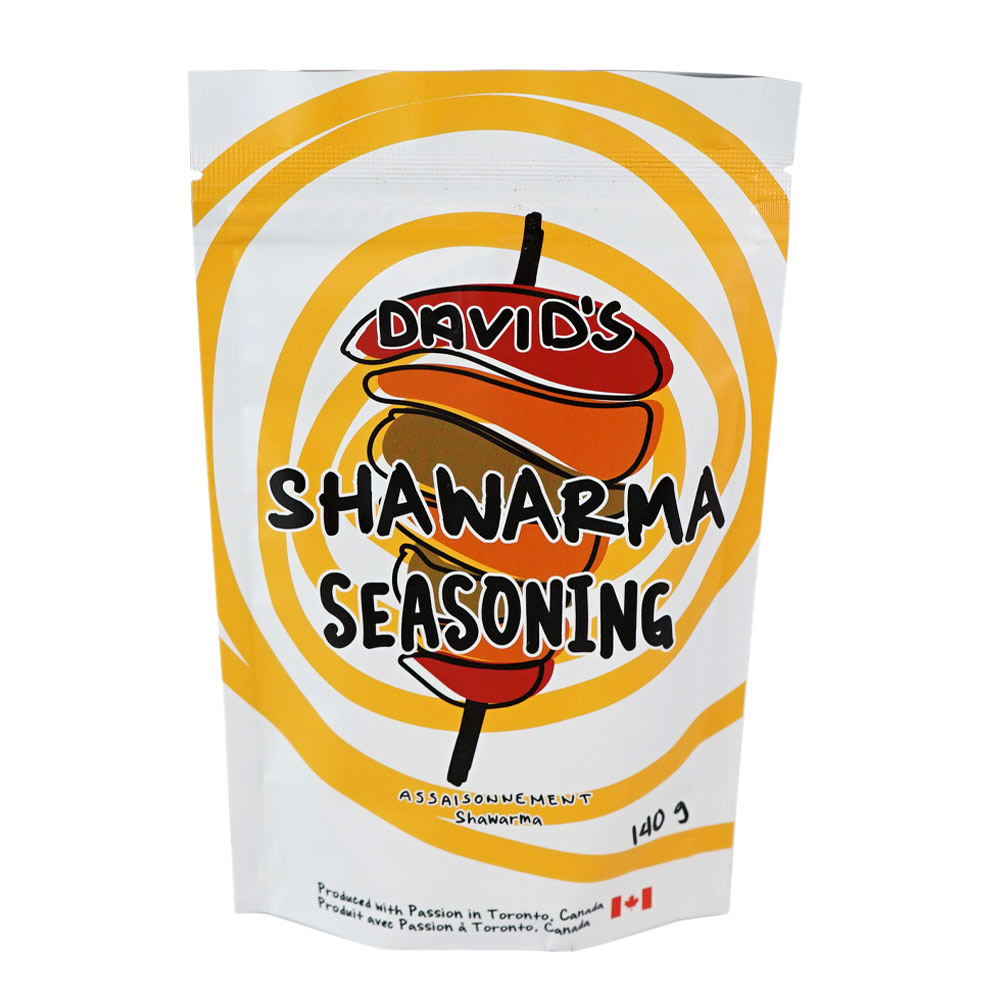 David’s Condiments Shawarma Seasoning - 140g (4.9oz) | Salt Free, Smoky ...