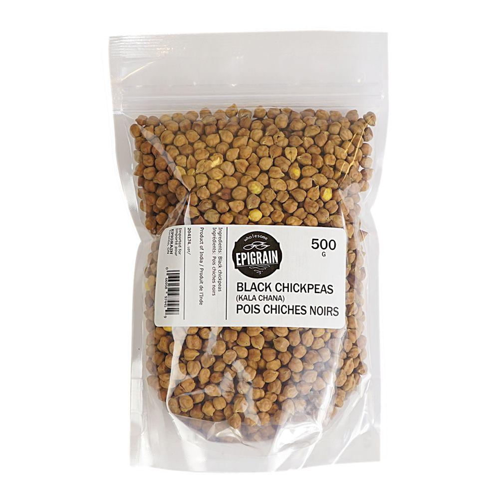 Epigrain Kala Chana Black Chickpeas - 500g (17.6oz) | Ceci Neri, 100% ...