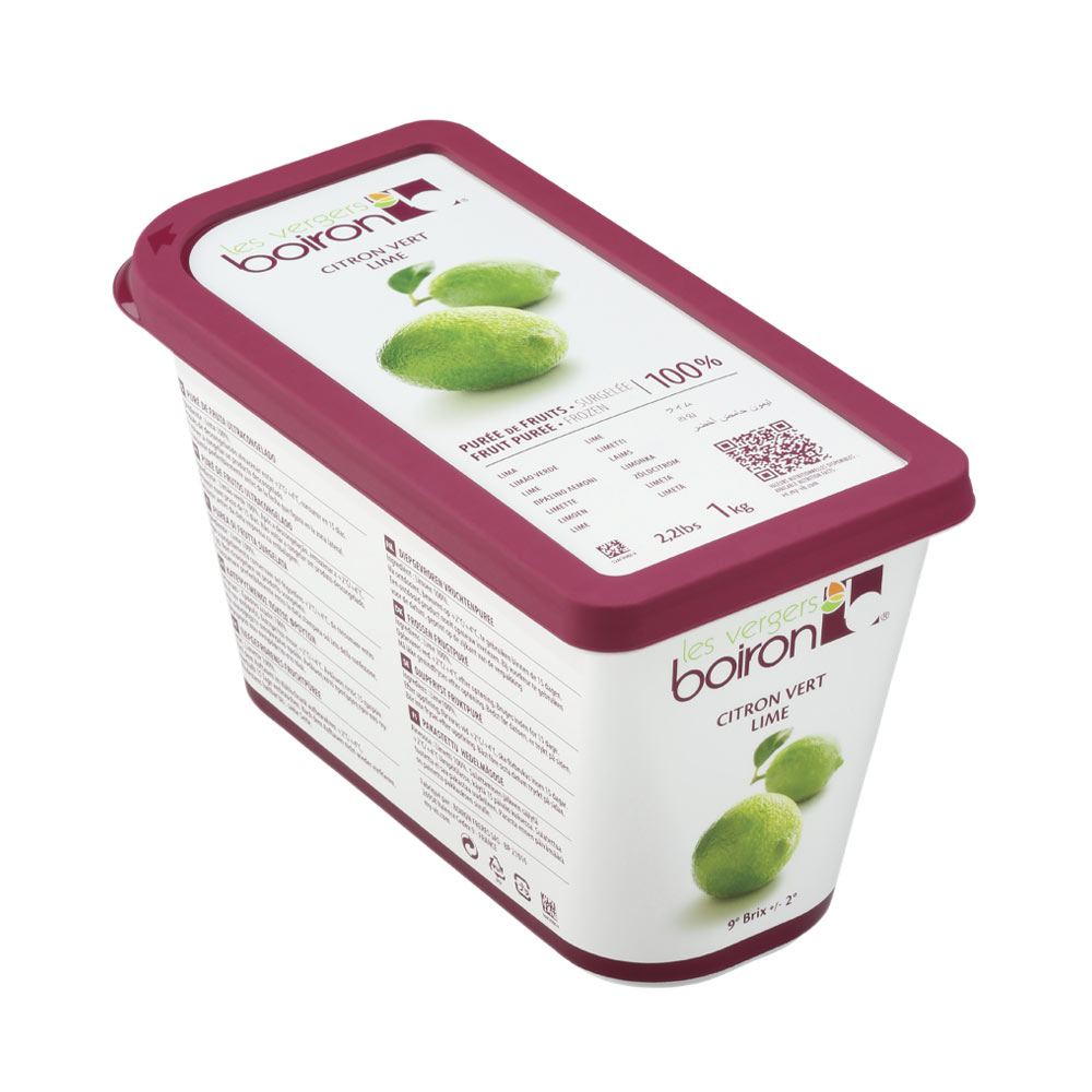 Boiron Lime Puree 100% Pure Frozen 6 x 1 kg | Perfect for desserts ...
