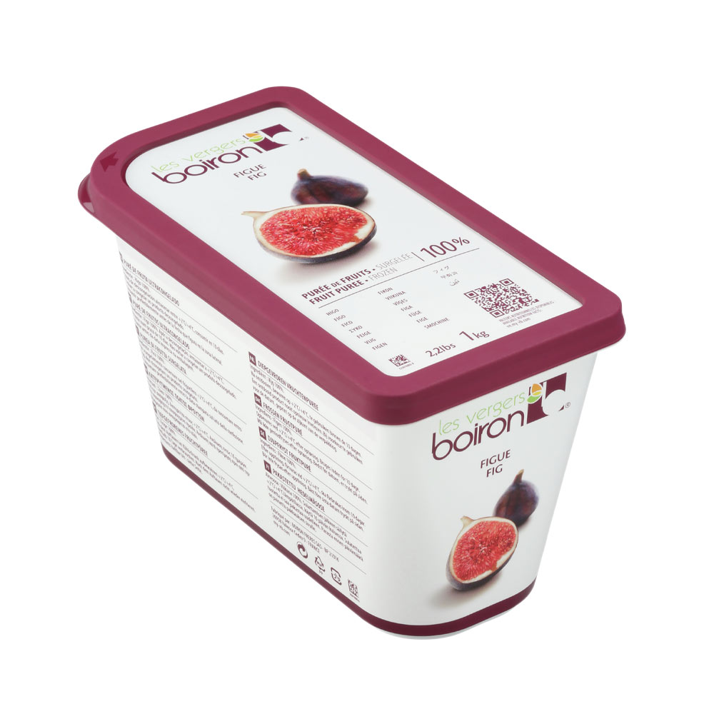 Boiron Fig Puree 100% Pure Frozen 6 x 1 kg | Perfect for desserts ...