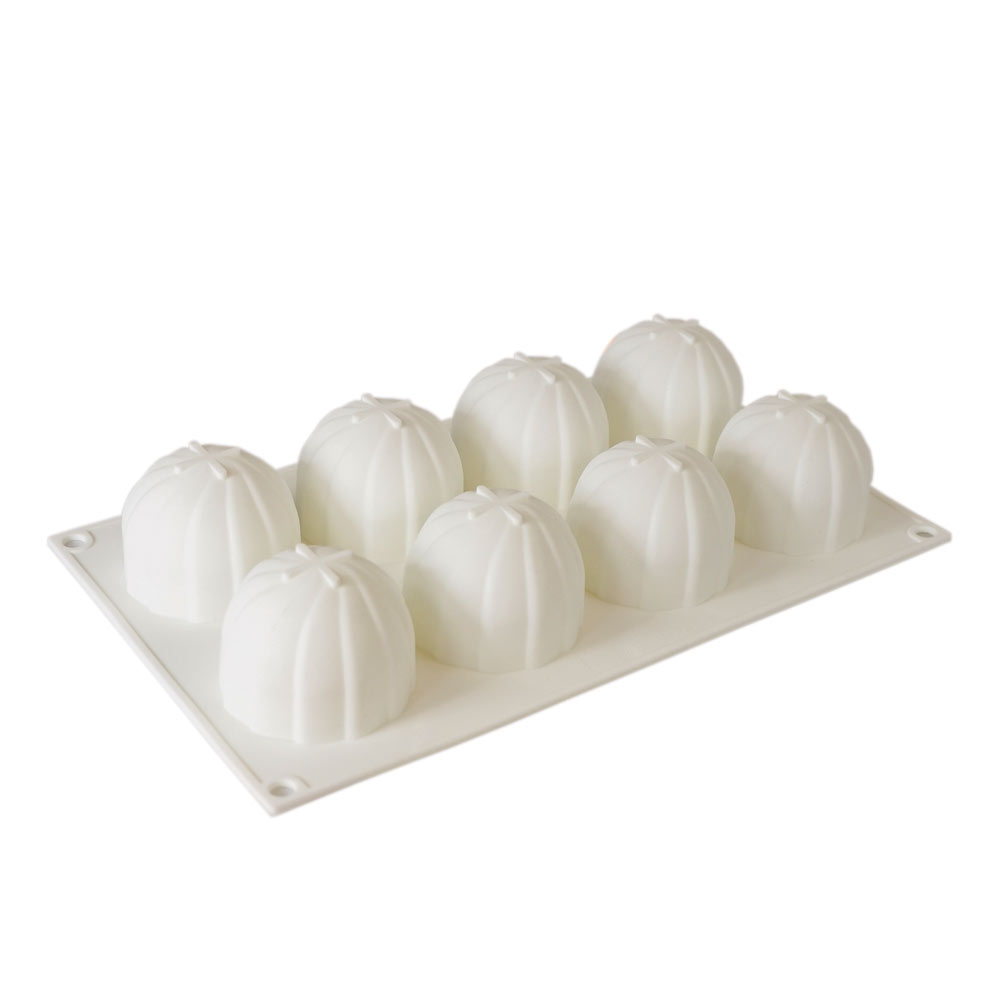 Artigee Silicone Mousse Mold Whirlwind Sphere 8 Cavity | High quality custom silicone mold
