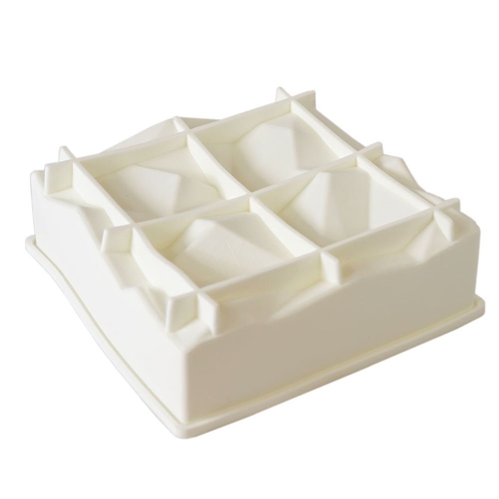 Artigee Silicone Mousse Mold Square Rock 1 Cavity | High quality custom ...