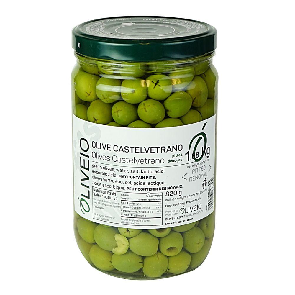 Oliveio Castelvetrano Green Pitted Olives 68 kg Delicious Italian olives