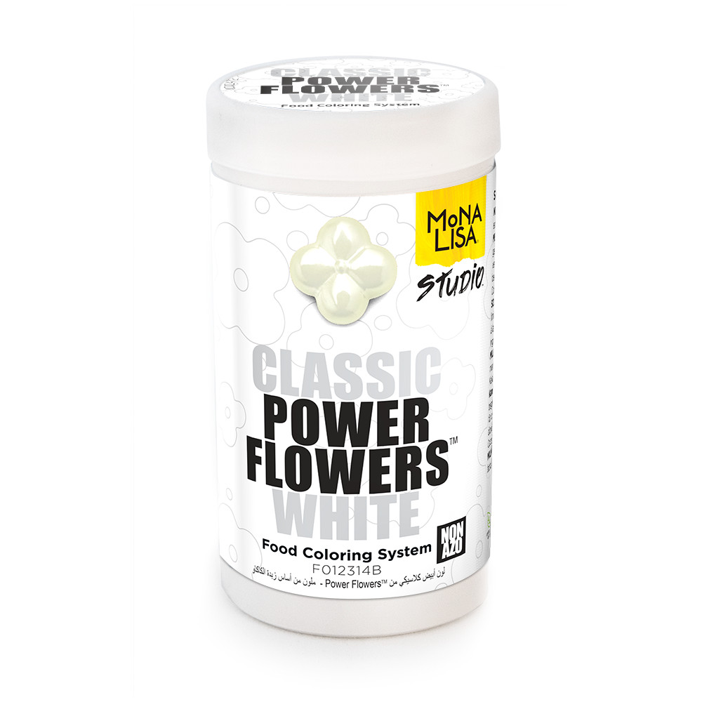Mona Lisa Power Flower Colorant Classic White 50 g | perfect for adding ...