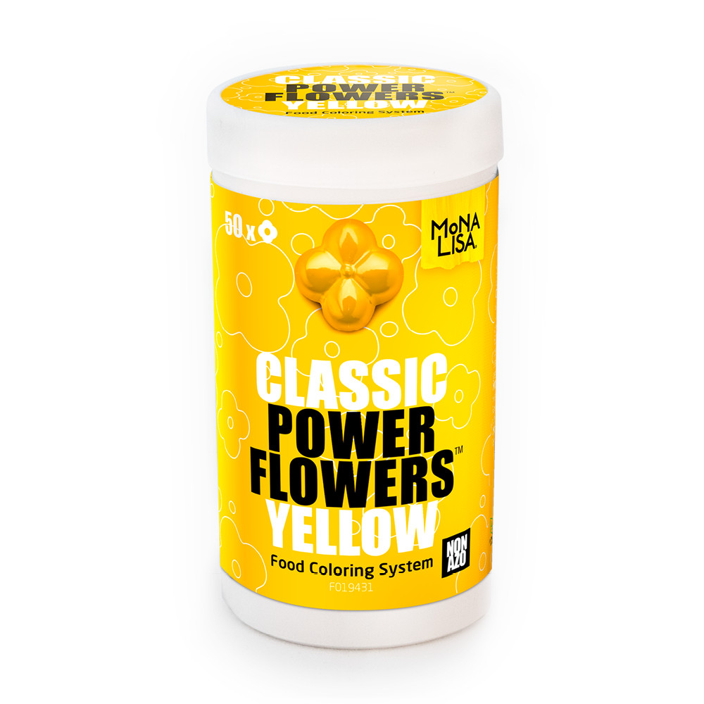 Mona Lisa Power Flower Colorant Classic Yellow 50 g | ideal for adding ...