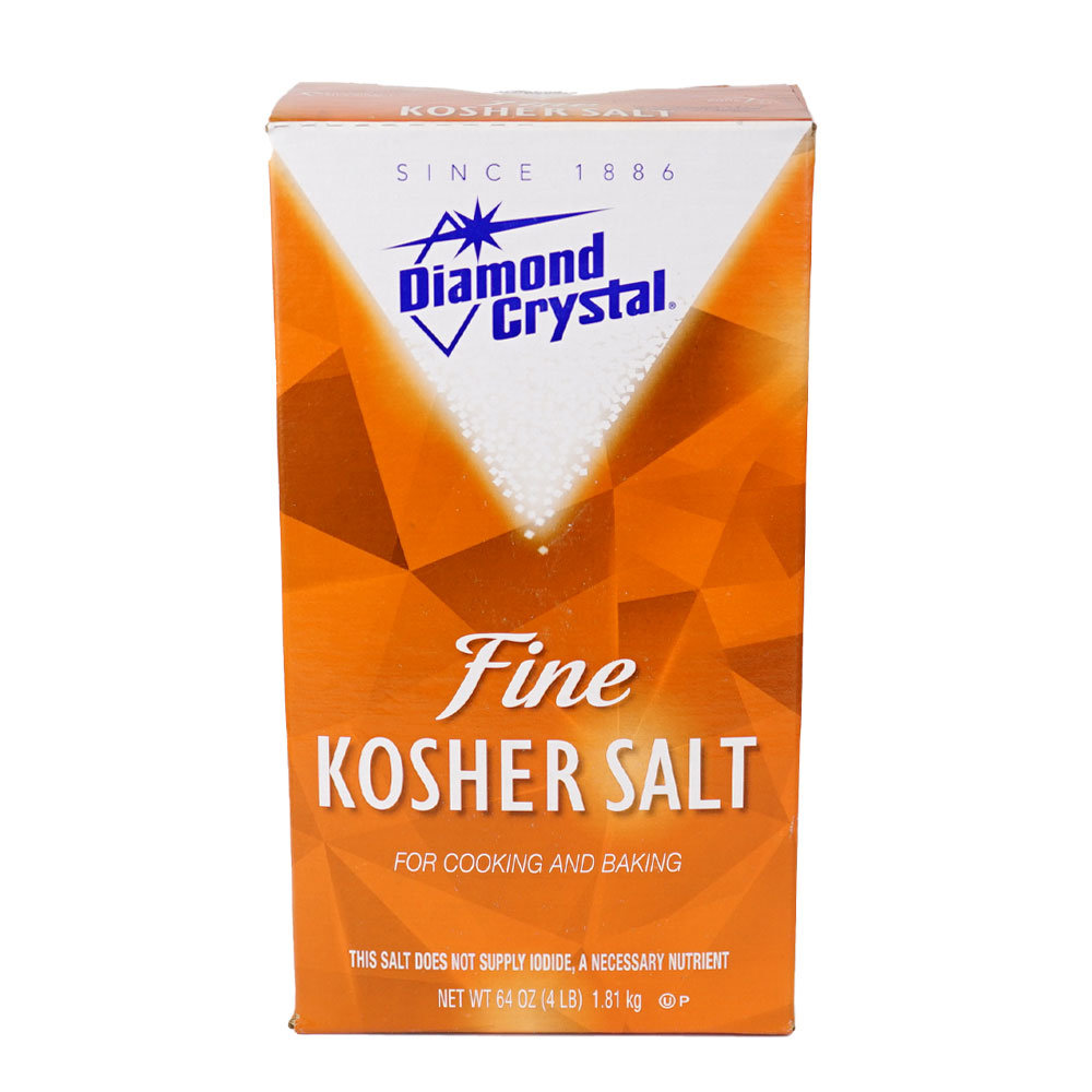 Kosher Salt (Fine) 4 lbs Diamond Crystal | Qualifirst