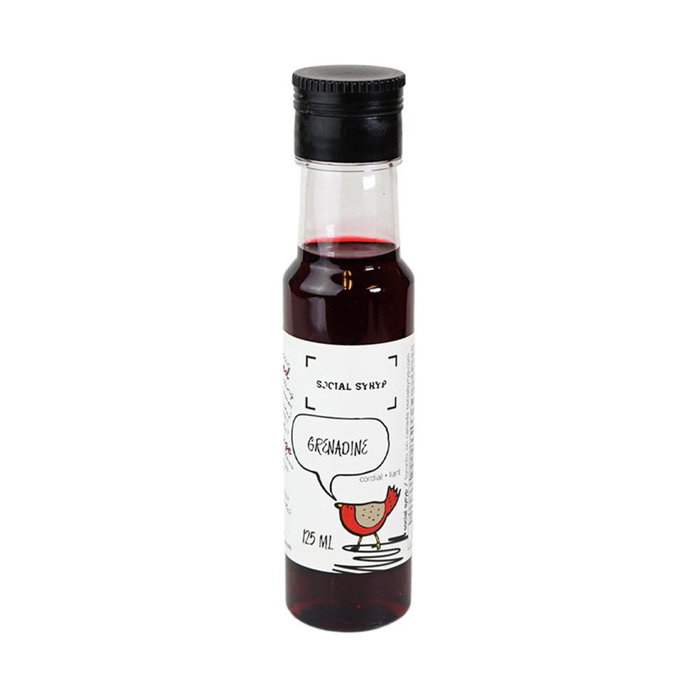 Social Syryp Grenadine Cordial Syrup 125 ml | Bar Syrup for The Master ...