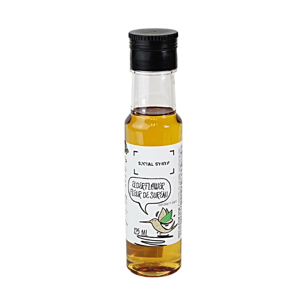 Social Syryp Elderflower Cordial Mixer 125 ml | Bar Syrup for The ...