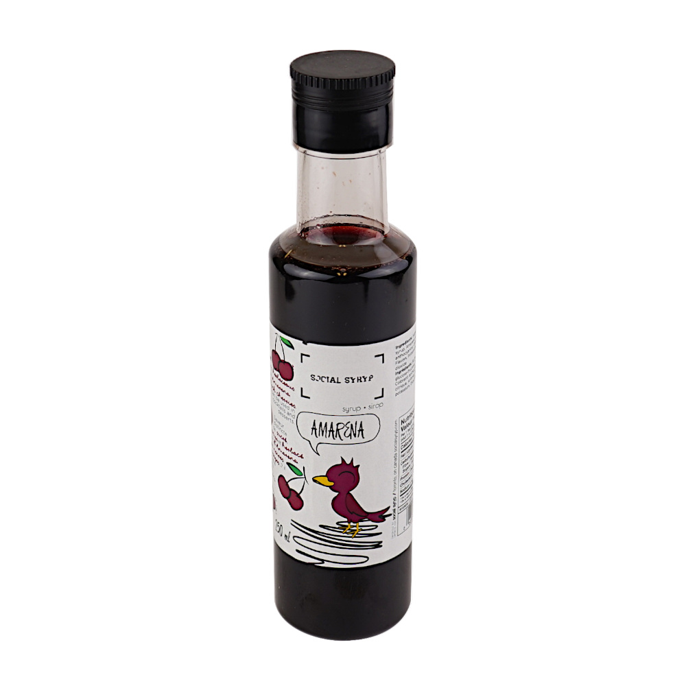 Social Syryp Amarena Syrup 250 ml | Premium syrup made from wild black ...