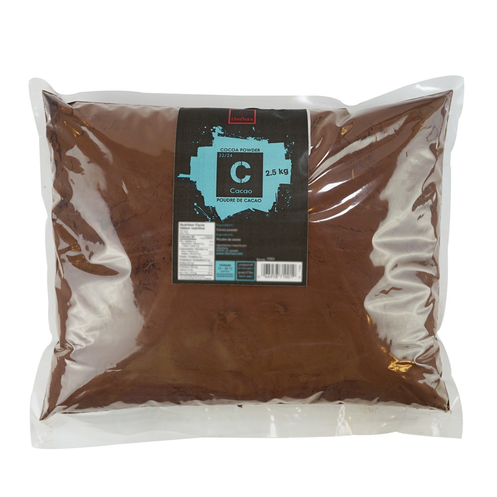 Choctura Dutch Processed Cocao Powder 22/24 - 2.5Kg | EXTRA BRUTE Vegan ...