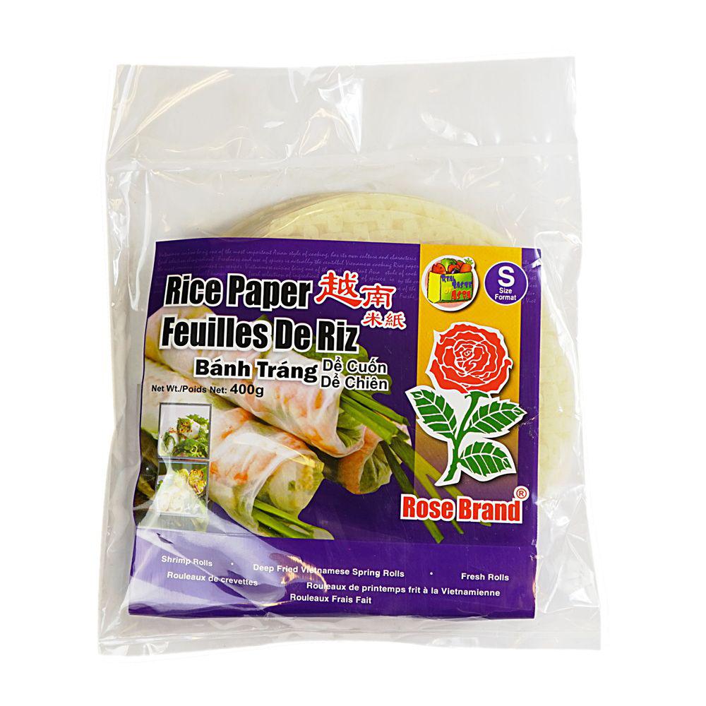Banh Trang Edible Rice Paper Rounds - 400g, 16cm | For Wrapping ...