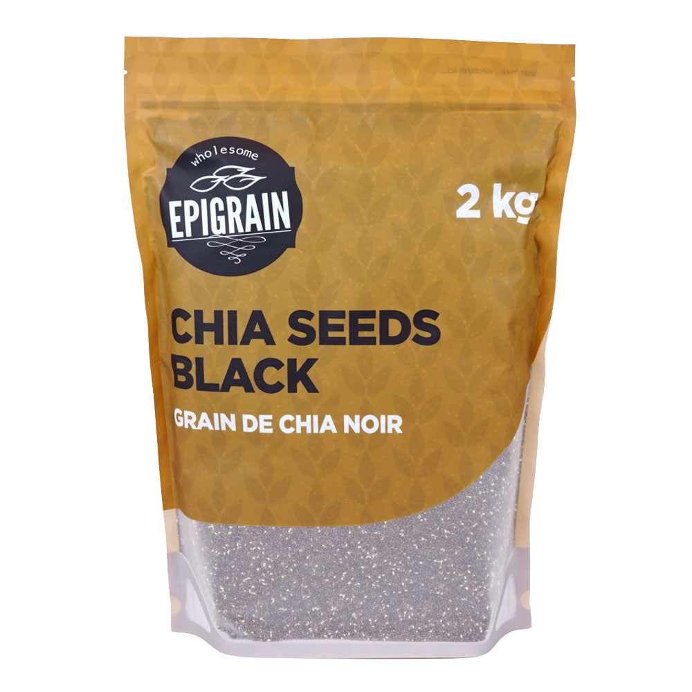 Chia Seeds Black 2 kg Epigrain | Qualifirst